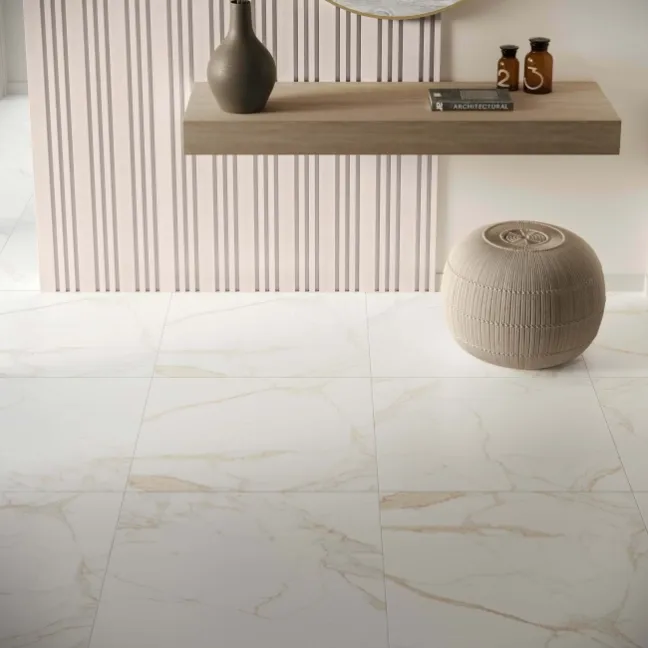 Trepanel Design® Light Oak on Antique White Felt Multi Width Acoustic ...