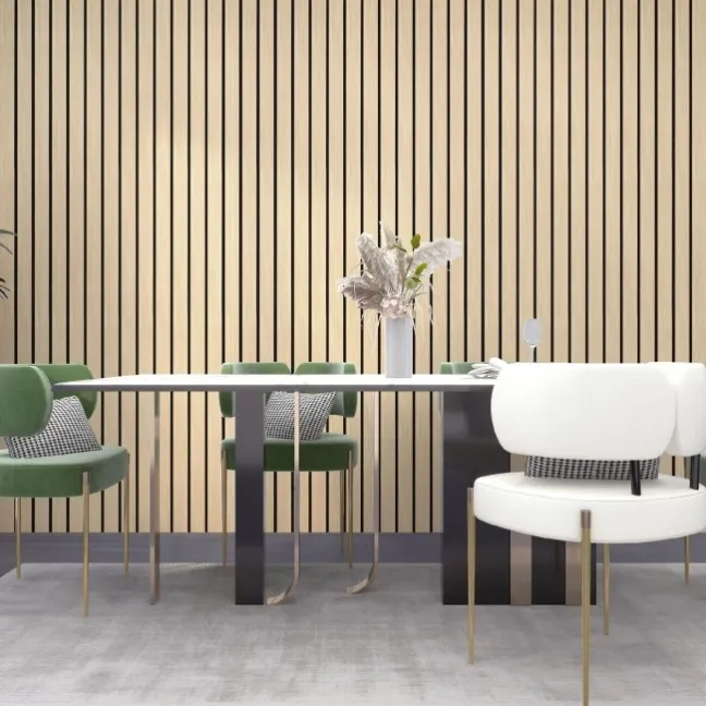 Trepanel® Oak Wide Slat Acoustic Wood Panels | Walls & Floors