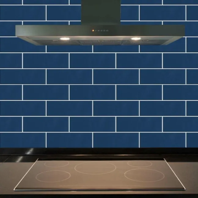 Rhian 30x10 Marino Blue Gloss Tiles | Walls and Floors