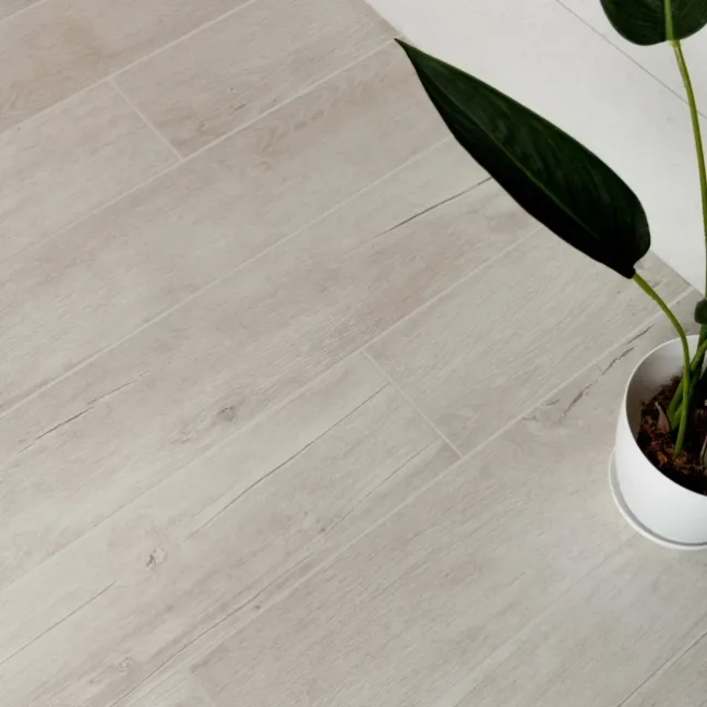 Madera White Wood Effect Porcelain Floor Tiles | Walls & Floors