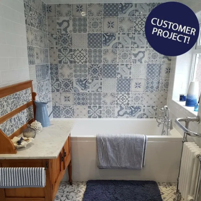 Tangier Antiqua Decor Pattern Wall Tiles | Walls and Floors