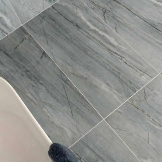 Falls Blue Marble Effect Tiles | Walls and Floors