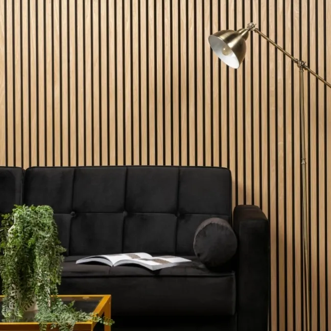 Trepanel® Oak Acoustic Wood Slat Panels | Walls & Floors