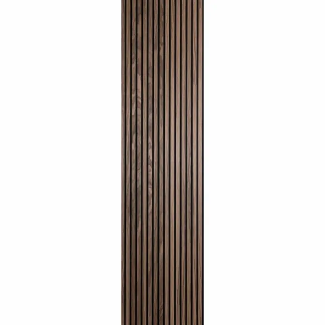 Trepanel® Autumn Brown Acoustic Wood Slat Panels | Walls & Floors