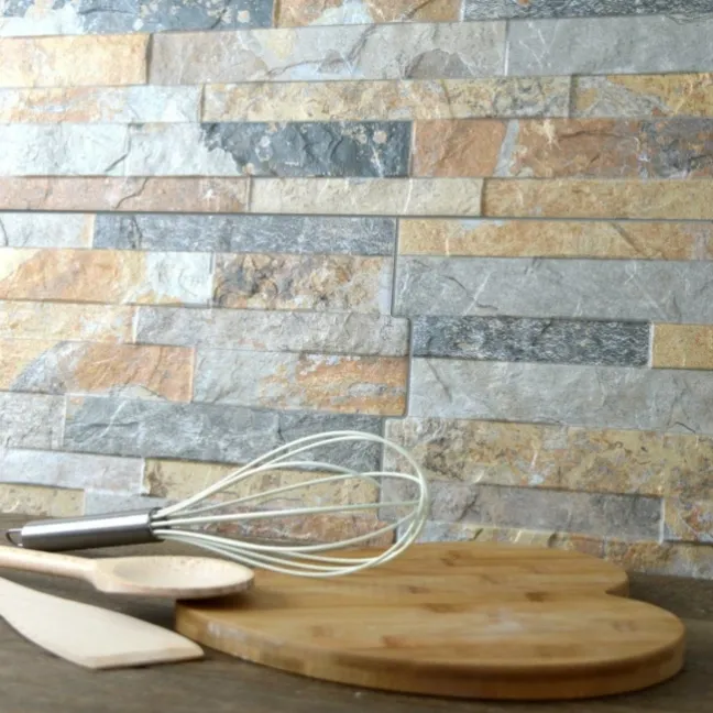 Vesuvius Light Rustic Split Face Effect Tiles | Walls and Floors