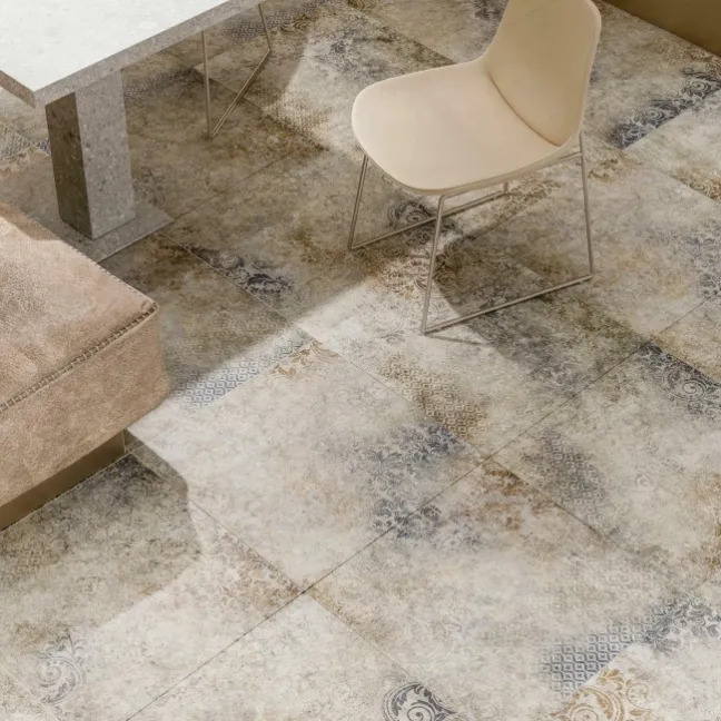 Tapestry Multicolour Matt Vintage Patterned Wall and Floor Tiles ...