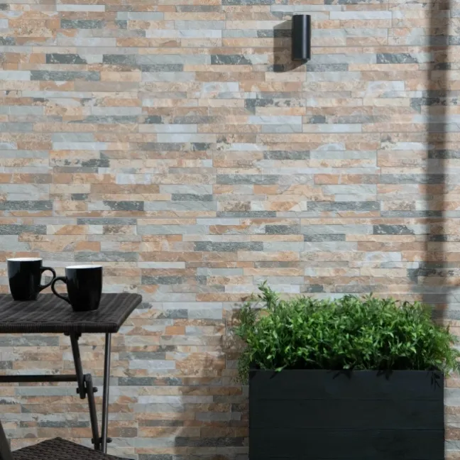 Vesuvius Light Rustic Split Face Effect Tiles | Walls and Floors