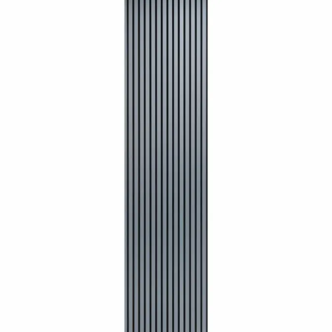Trepanel® Carbon Grey Acoustic Wood Slat Panels | Walls & Floors