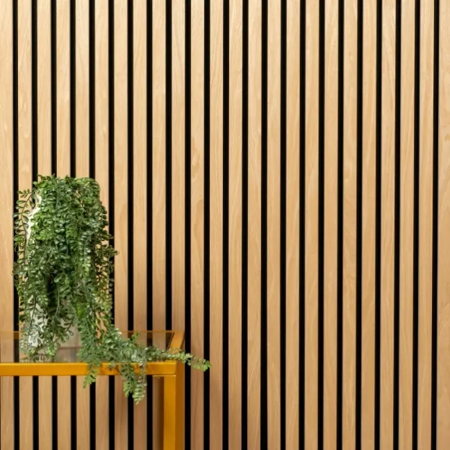 Trepanel® Oak Acoustic Wood Slat Panels | Walls & Floors