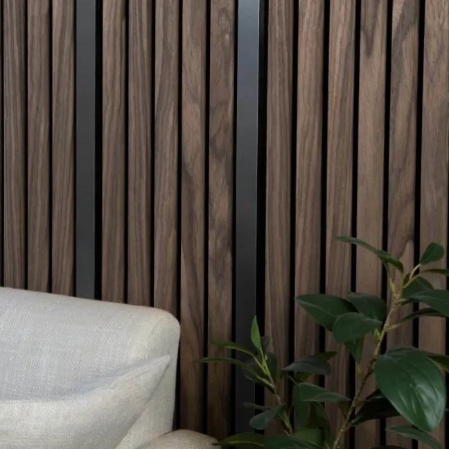 Trepanel® Brushed Silver Decorative Acoustic Slat Cover