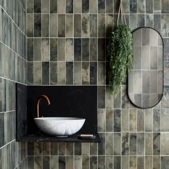 Sage Green Tiles | Walls and Floors