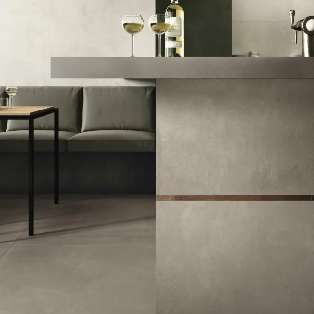 Azuma Matt Silver Grey Stone Effect Tile | 600x600mm