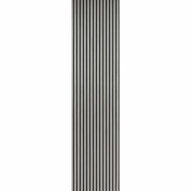 Trepanel® Ash Grey Acoustic Wood Slat Panels | Walls & Floors