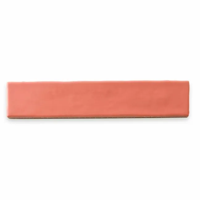 Ivybridge Terracotta Orange Matt Metro Wall Tiles | 250x50mm