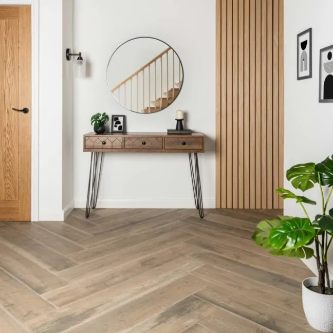 Elm Rustic Oak Wood Effect Wall and Floor Tile | Walls & Floors