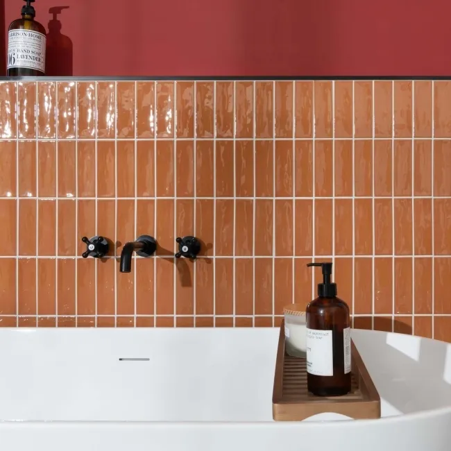 Hamlet Orange Gloss Brick Tiles | Walls and Floors