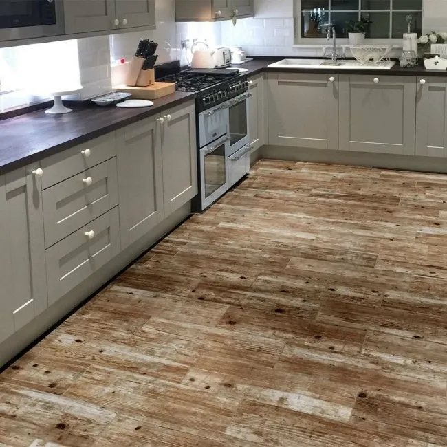 Rustic Oak Barn Wood Effect Ceramic Floor Tiles | Walls & Floors
