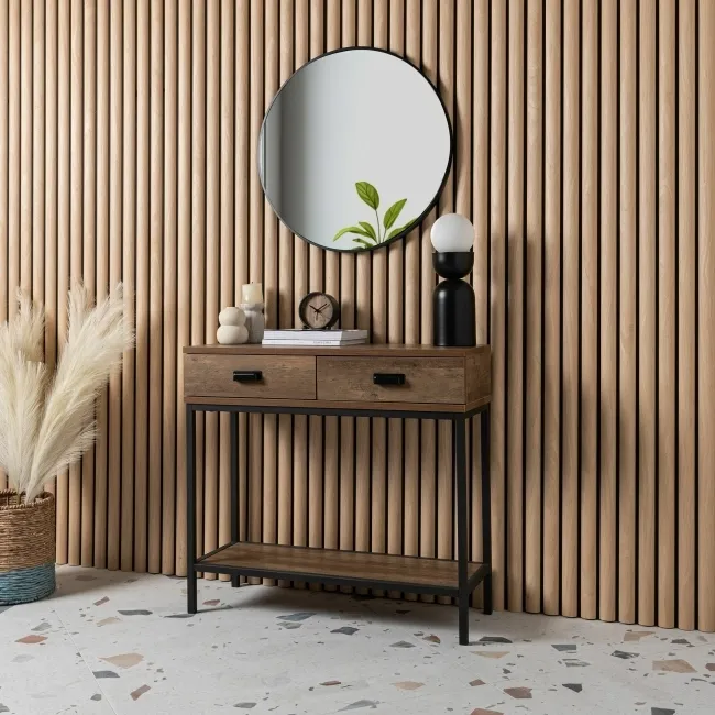 Trepanel Design® Curve Oak Acoustic Wood Slat Wall Panels | Walls & Floors