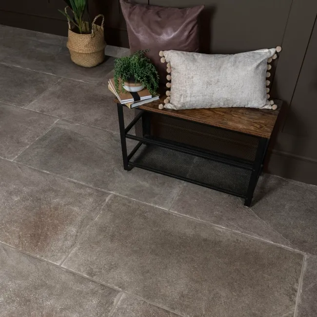 Bronte Country Brown Stone Effect Floor Tiles | 960x480mm