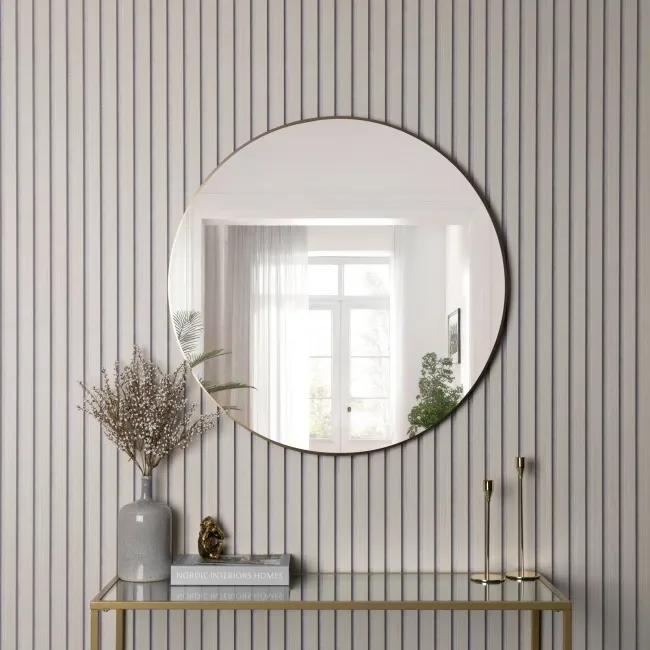 Trepanel® Light Oak on Antique White Felt Acoustic Wood Slat Panels