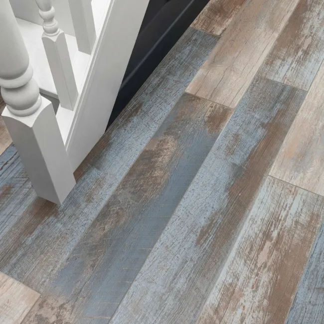 Elm Rustic Blue Wood Effect Wall and Floor Tile | Walls & Floors