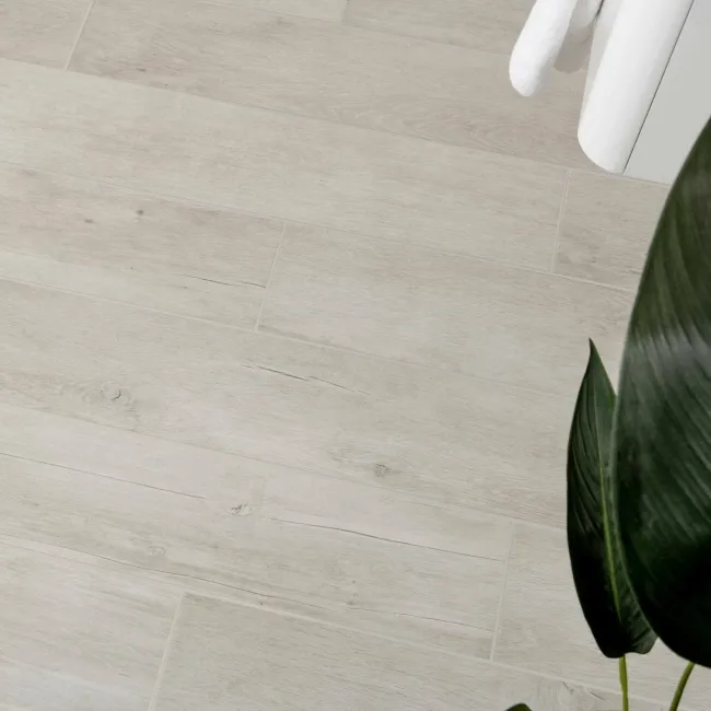 Madera White Wood Effect Porcelain Floor Tiles | Walls & Floors
