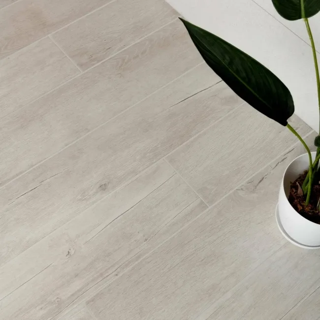 Madera White Wood Effect Porcelain Floor Tiles | Walls & Floors