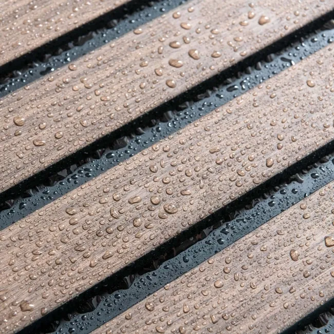 Trepanel Aqua® Waterproof Walnut Brown Wood Effect Slat Trepanel Aqua ...