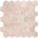 Himalayan Pink Honed Marble Hexagon Mosaic Wall and Floor Tile