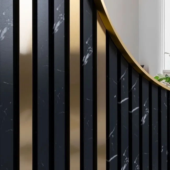 Trepanel® Brass Decorative Acoustic Slat Cover