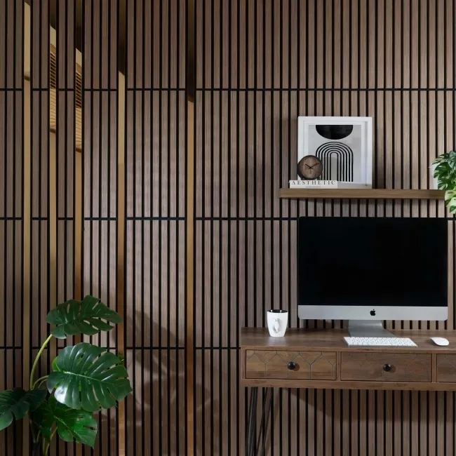 Trepanel® Brass Decorative Acoustic Slat Cover