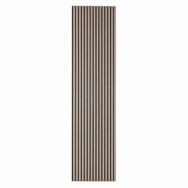 Trepanel® Chevron Hessian Beige Acoustic Wood Slat Panels | Walls & Floors