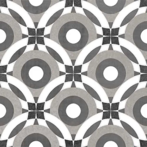 Metro Patchwork Black & White | Splendour Tiles