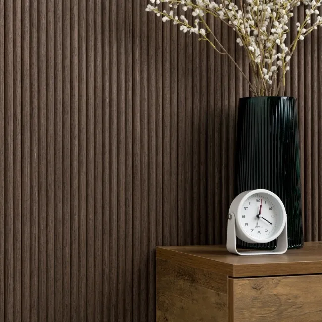 Trepanel Flex Walnut Brown Flexible Wood Panels & Pole Wraps | Walls ...