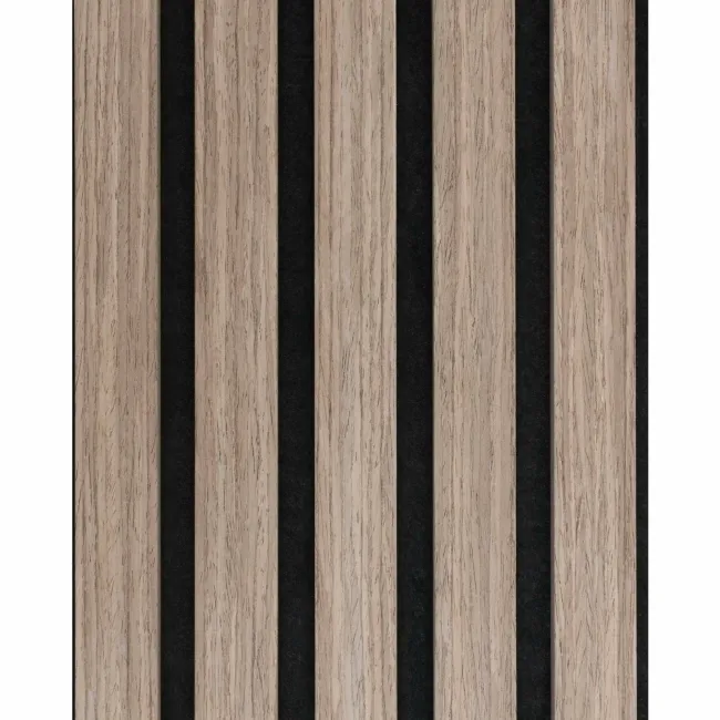 Trepanel® Smoked Oak Acoustic Wood Slat Panels | Walls & Floors