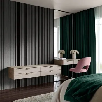 Trepanel Lite® Noir Black Acoustic Panels – Wallsandfloors
