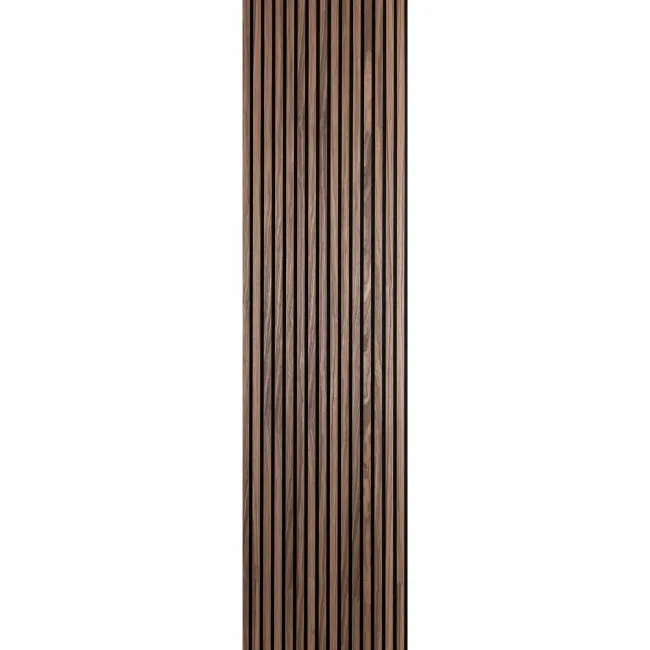 Trepanel® Autumn Brown Acoustic Wood Slat Panels | Walls & Floors
