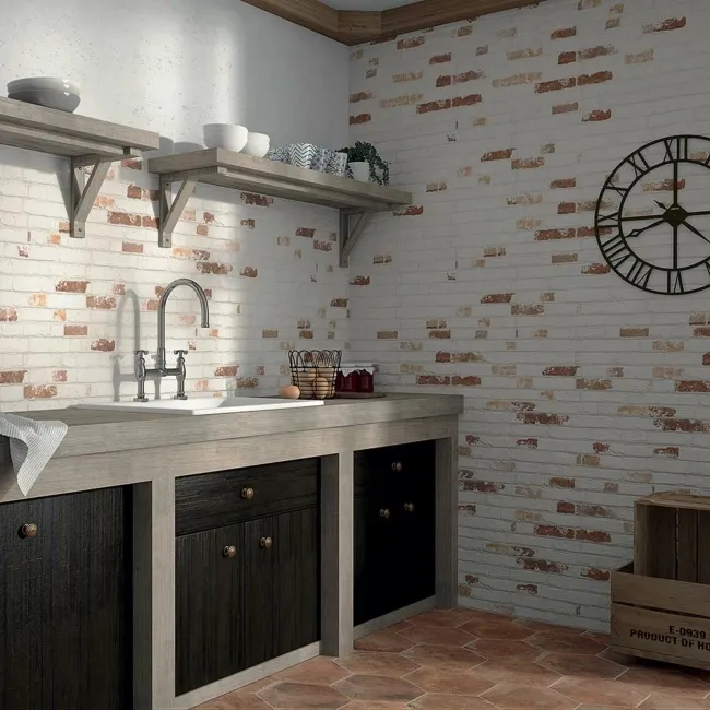 Rustic Masonry Archaic Brick Effect Tiles | Walls and Floors