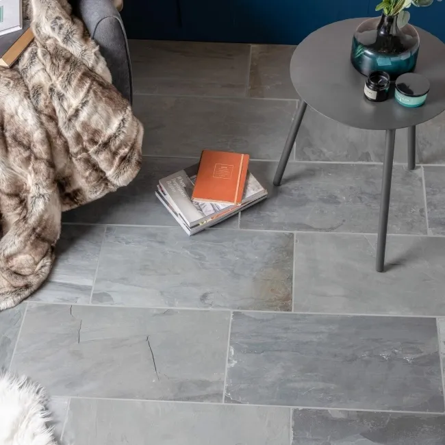 Mahal Grey Brushed Slate Tiles | Walls and Floors tiles