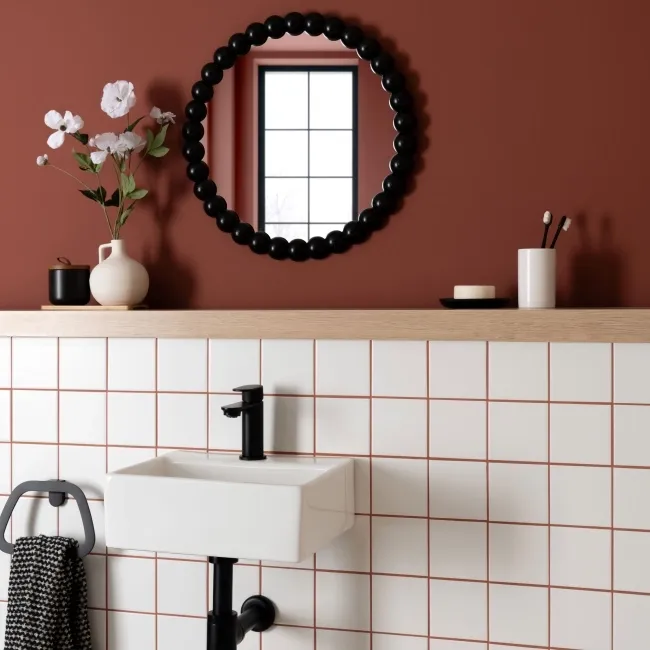 MonoEdge White Ceramic Wall Tiles 100x100 | Walls and Floors