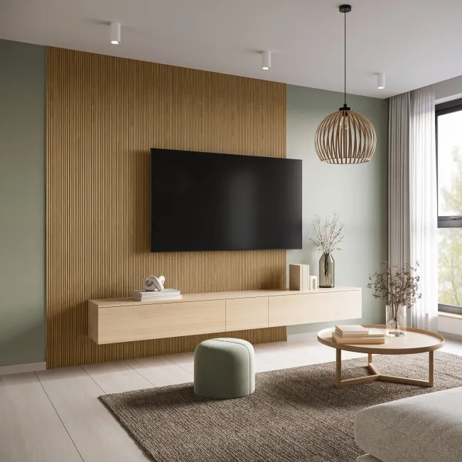Trepanel Flex Oak Flexible Wood Panels 2400x300 | Walls and Floors