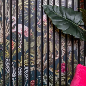 Trepanel Tropical Jungle Acoustic Wood Wall Panels | Walls and Floors