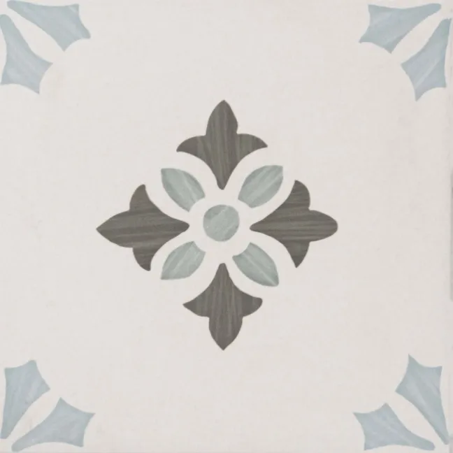 Blossom Bloom Blue Matt Pattern Wall and Floor Tiles | Walls and Floors